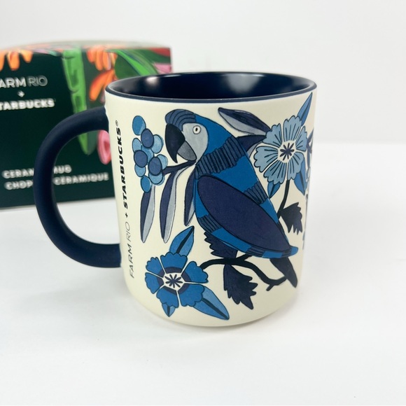 Starbucks | Dining | Starbucks X Farm Rio Lenco Azulejo Ceramic Mug ...